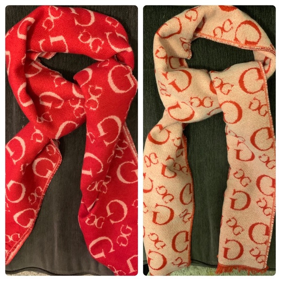 Guess | Accessories | Nwot Guess Long Reversible Scarf | Poshmark